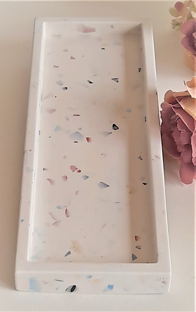 Long & Slim Rectangular Terrazzo Tray